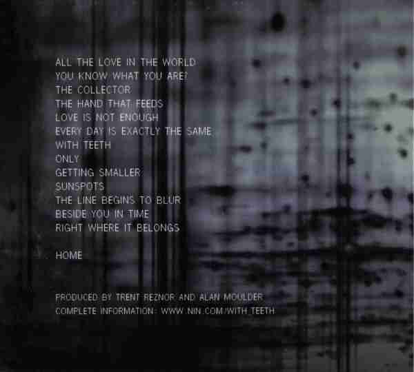 NINE INCH NAILS: WITH TEETH Fourth Studio Album (2005)