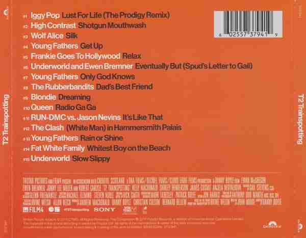 T2 TRAINSPOTTING (Original Motion Picture Soundtrack) Album