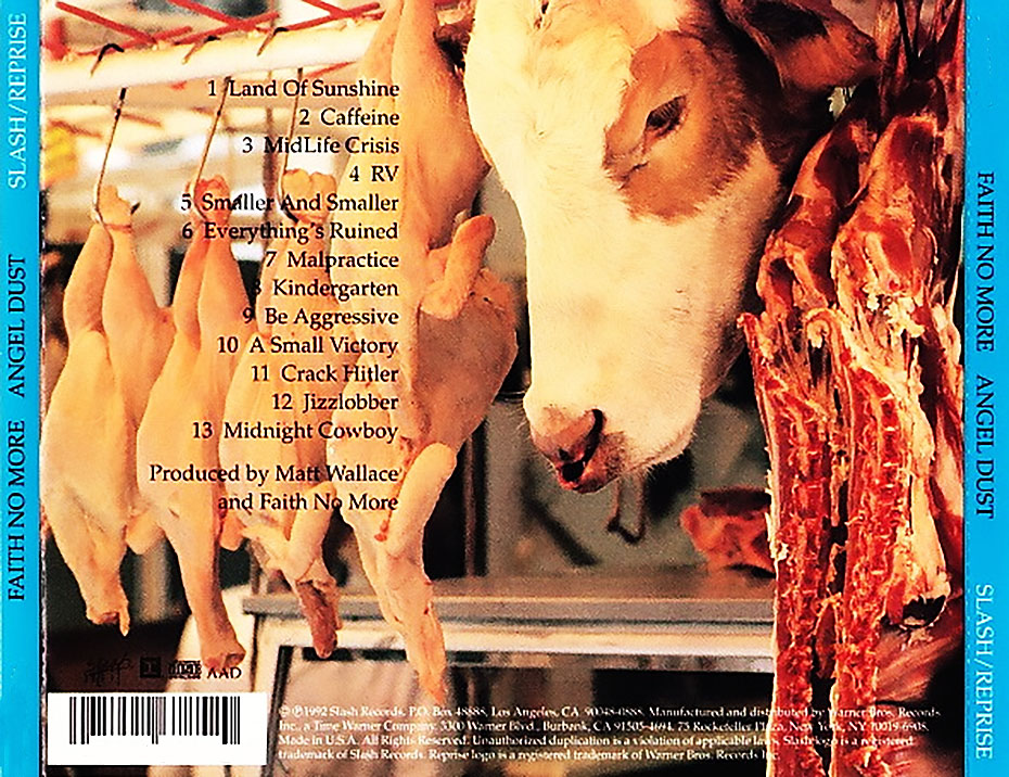 FAITH NO MORE: ANGEL DUST Fourth Studio Album (1992)