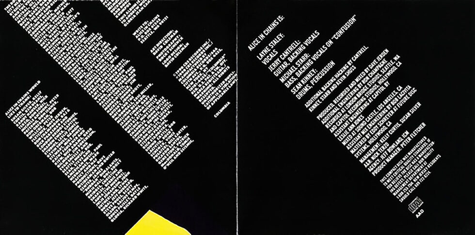 ALICE IN CHAINS: FACELIFT Debut Studio Album (1990)