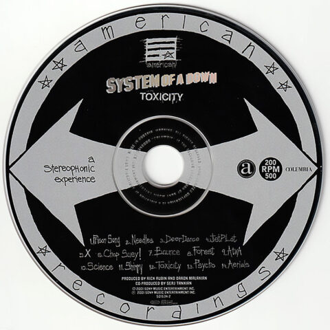 SYSTEM OF A DOWN: TOXICITY Second Studio Album (2001)