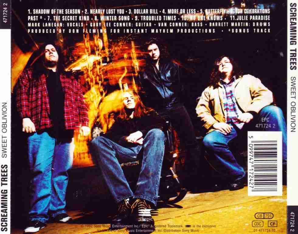 SCREAMING TREES: SWEET OBLIVION Sixth Studio Album (1992)