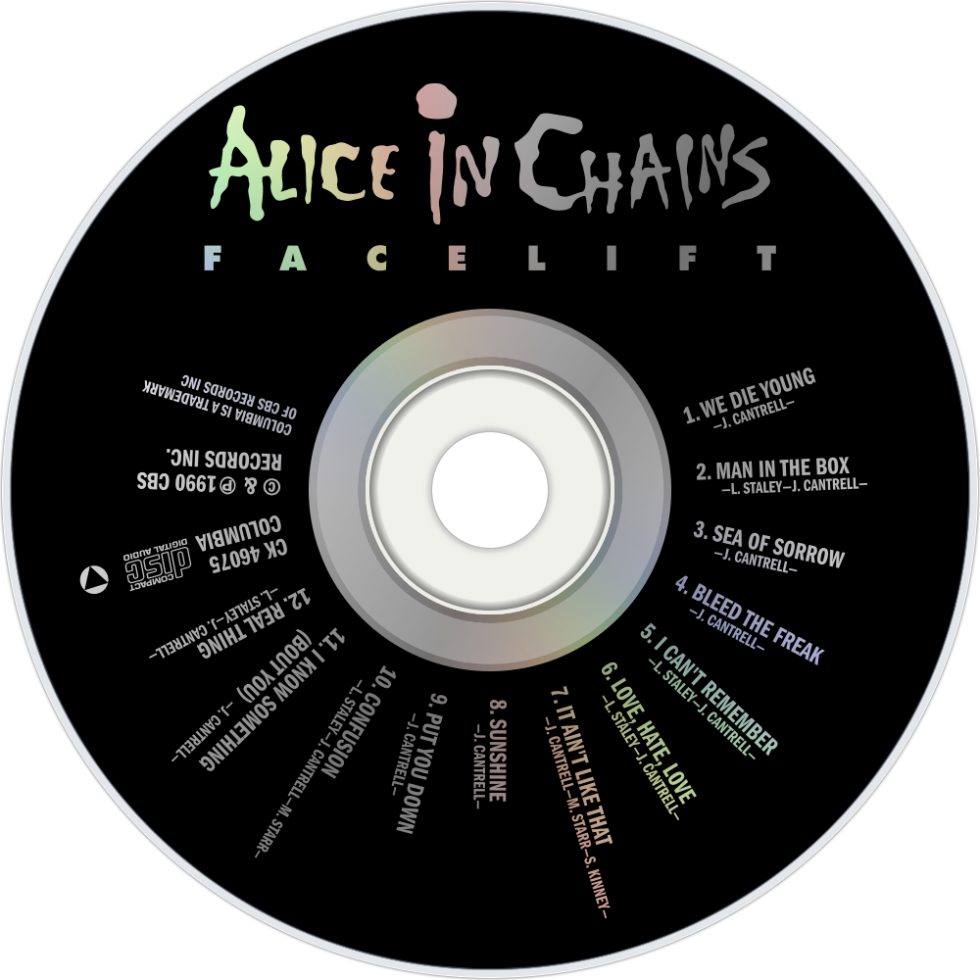 ALICE IN CHAINS: FACELIFT Debut Studio Album (1990)