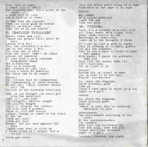 RAGE AGAINST THE MACHINE Debut Studio Album (1992)