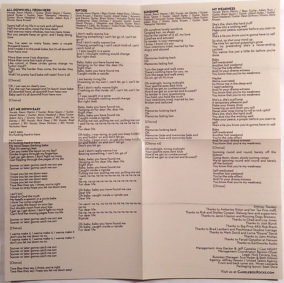 CANDLEBOX: WOLVES Seventh Studio Album (2021)