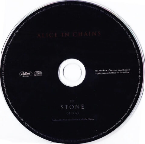 ALICE IN CHAINS: STONE Single Album (2013)