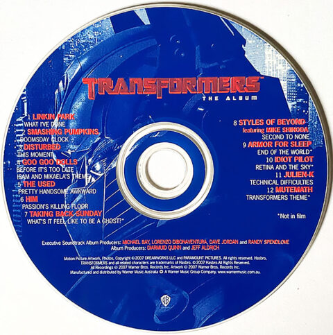 TRANSFORMERS: Film & Soundtrack Album (2007)
