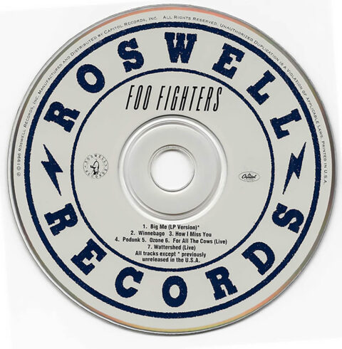 FOO FIGHTERS: BIG ME Single Album (1996)