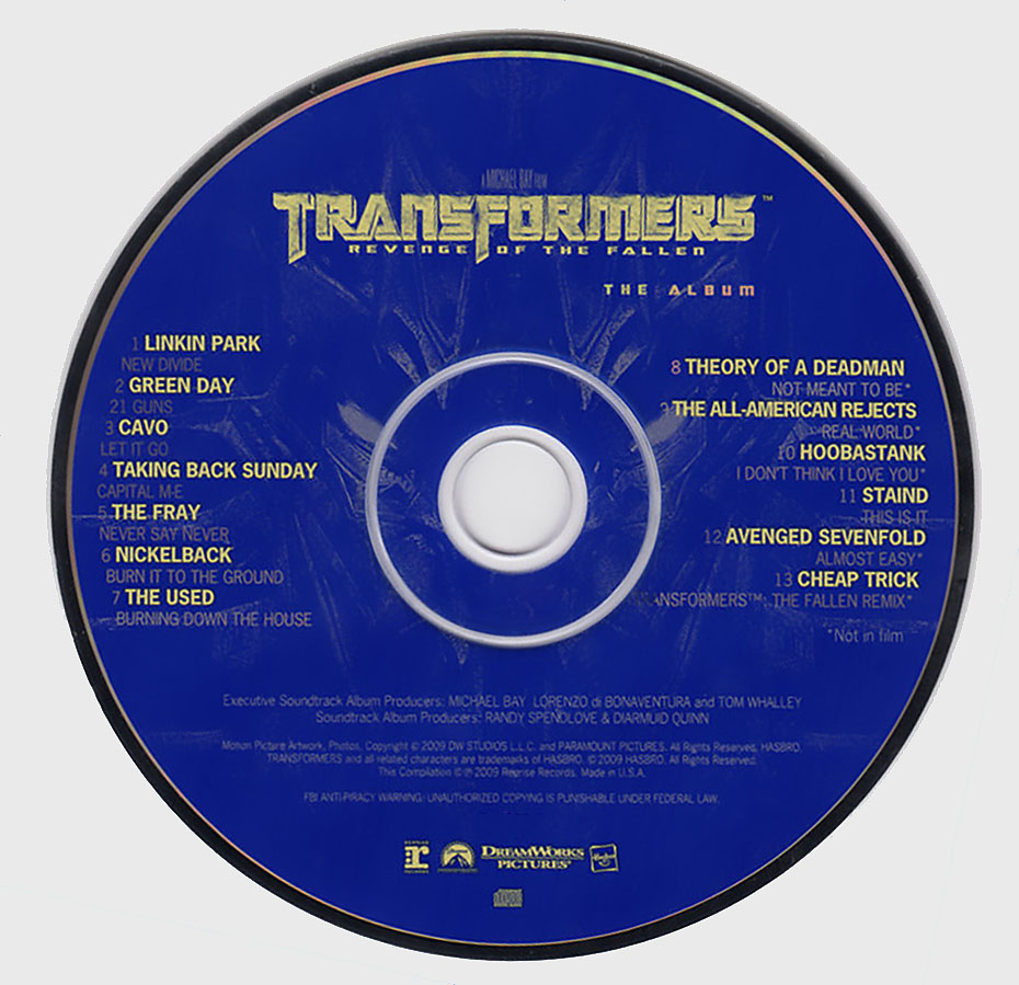 TRANSFORMERS: REVENGE OF THE FALLEN Film & Soundtrack (2009)