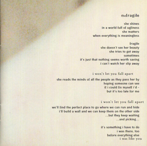 NINE INCH NAILS: THE FRAGILE Third Studio Album (1999)