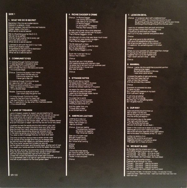 THE GERMS: GI Debut Studio Album (1979)