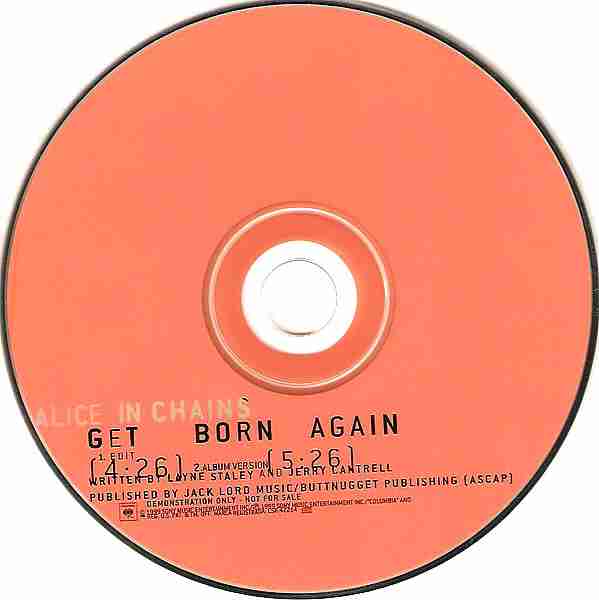 ALICE IN CHAINS: GET BORN AGAIN Single Album (1999)