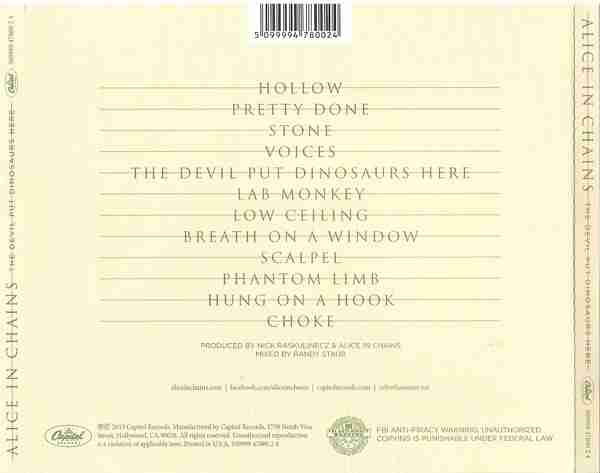 ALICE IN CHAINS: THE DEVIL PUT THE DINOSAURS HERE Album 2013