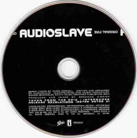 AUDIOSLAVE: ORIGINAL FIRE Single Album (2006)