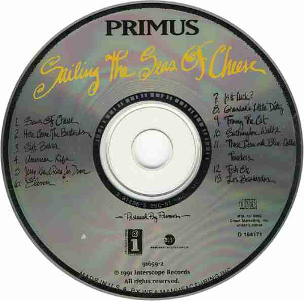 PRIMUS: SAILING THE SEAS Second Studio Album (1991)