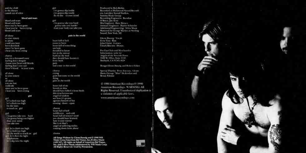 DANZIG: DANZIG II: LUCIFUGE Second Studio Album (1990)