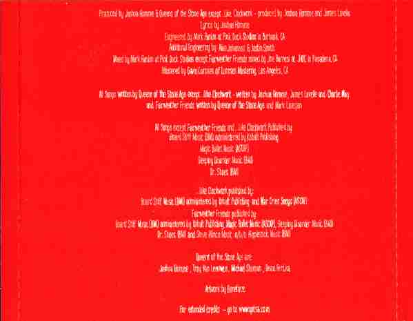 QUEENS OF THE STONE AGE: LIKE CLOCKWORK Sixth Studio Album (2013)