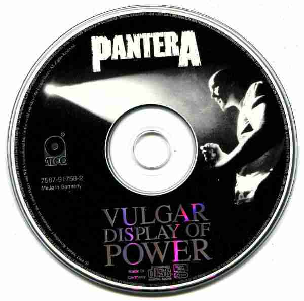 PANTERA: VULGAR DISPLAY OF POWER Studio Album (1992)
