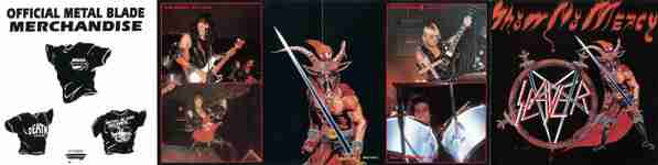 SLAYER: SHOW NO MERCY Debut Studio Album (1983)